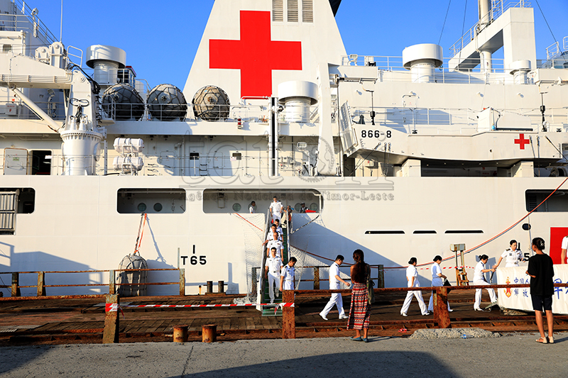 Navio-hospital ‘Arca da Paz’ aporta em Díli - TATOLI Agência Noticiosa ...